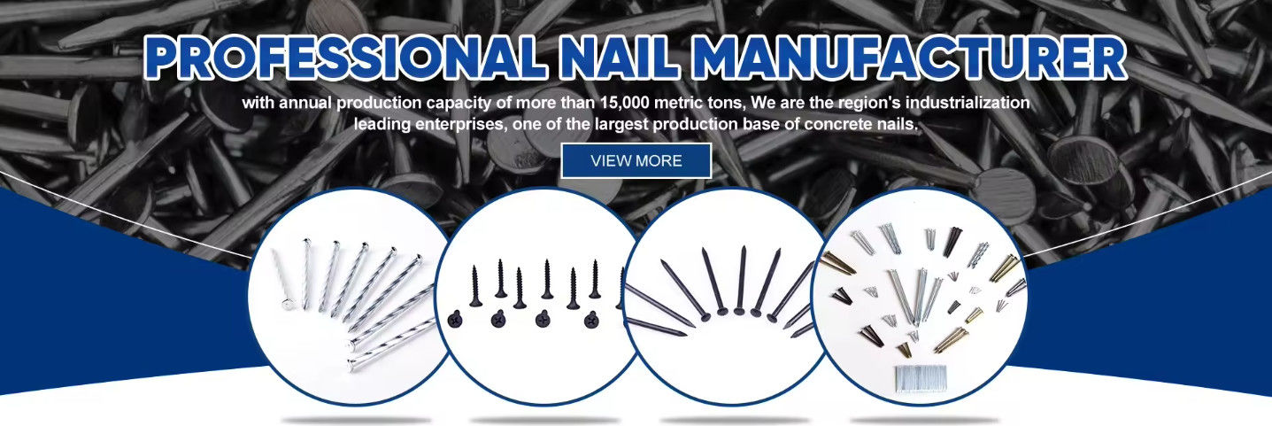 Steel Concrete Nails factory - Grooved Shank Concrete Nails ...
